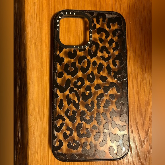 Casetify | Cell Phones & Accessories | Casetify Iphone 2 Pro Max Case Clear Leopard Black | Poshmark